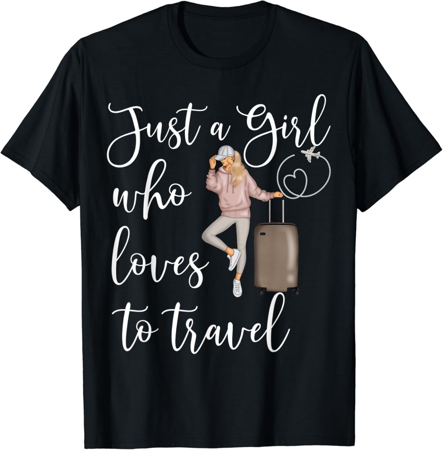 Amazon Just A Girl Who Loves To Travel Traveling Women Nomad T amazon-just-a-girl-who-loves-to-travel-traveling-women-nomad-t